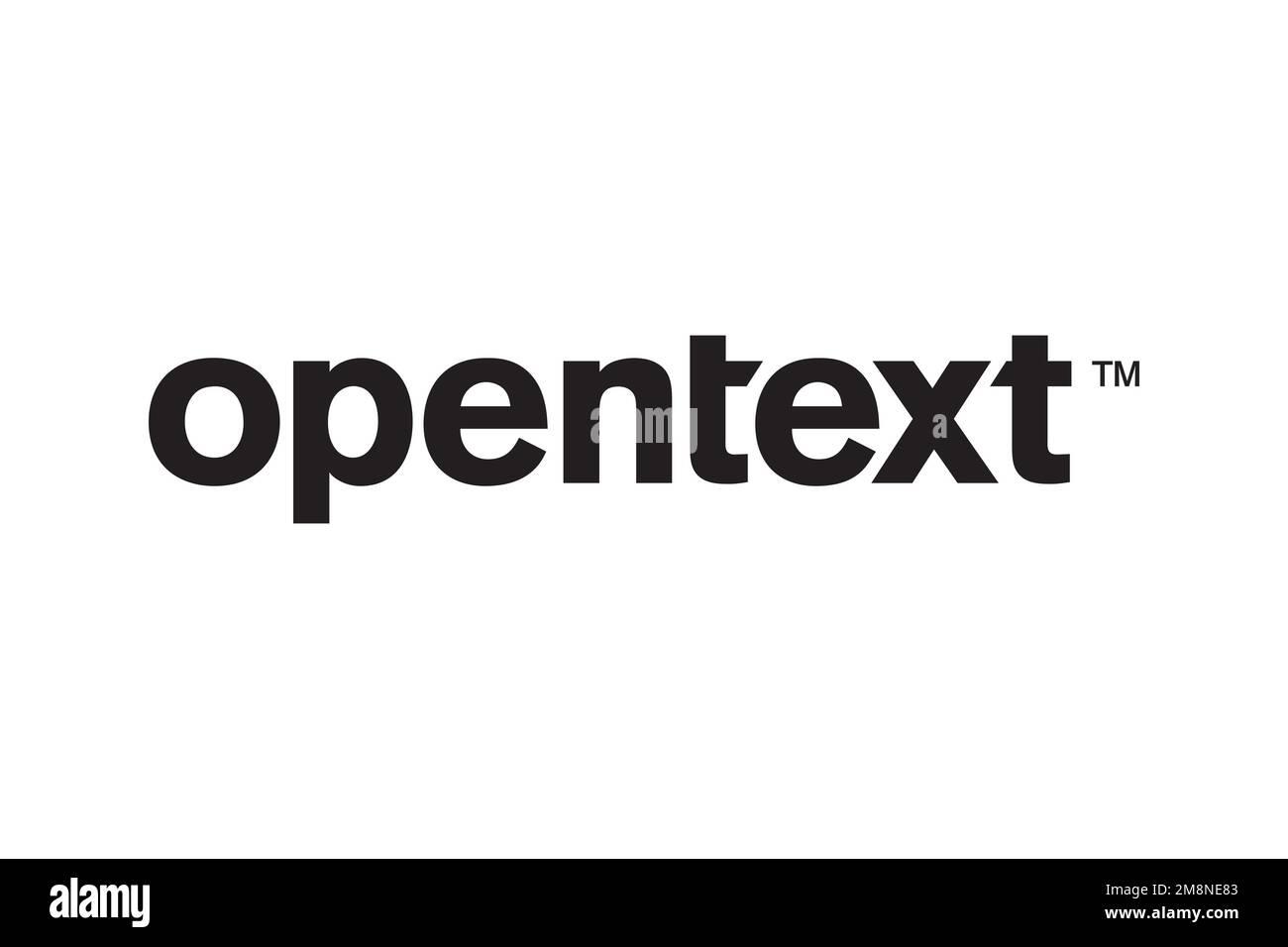 OpenText, Logo, White background Stock Photo - Alamy