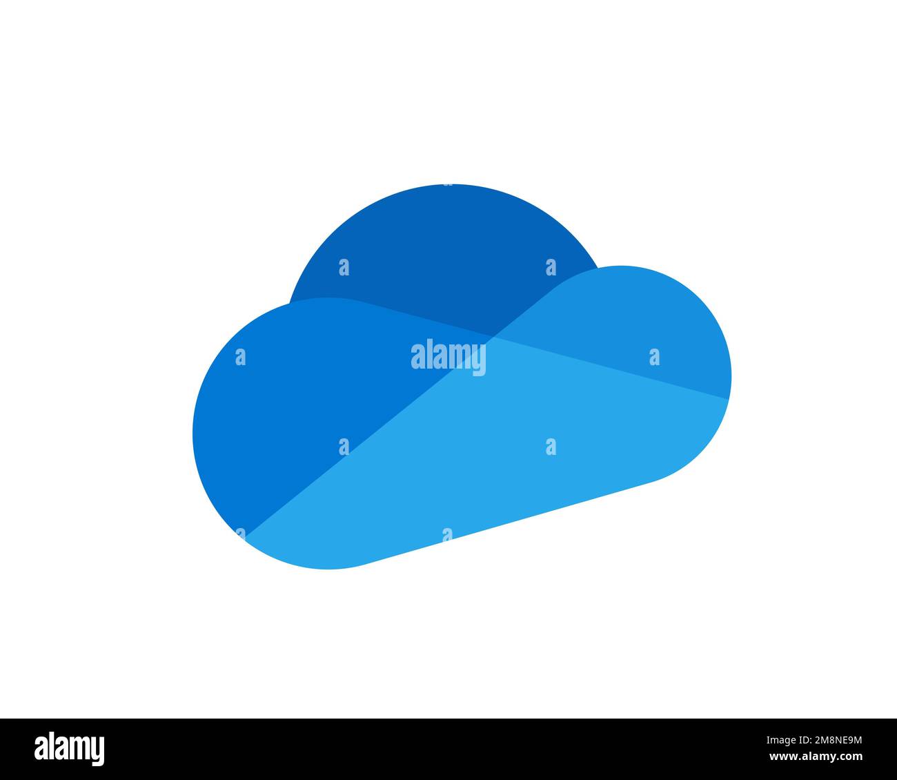 OneDrive, rotated logo, white background Stock Photo - Alamy