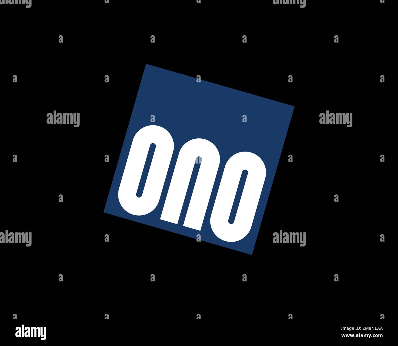 Ono Pharmaceutical, Rotated Logo, Black Background B Stock Photo - Alamy