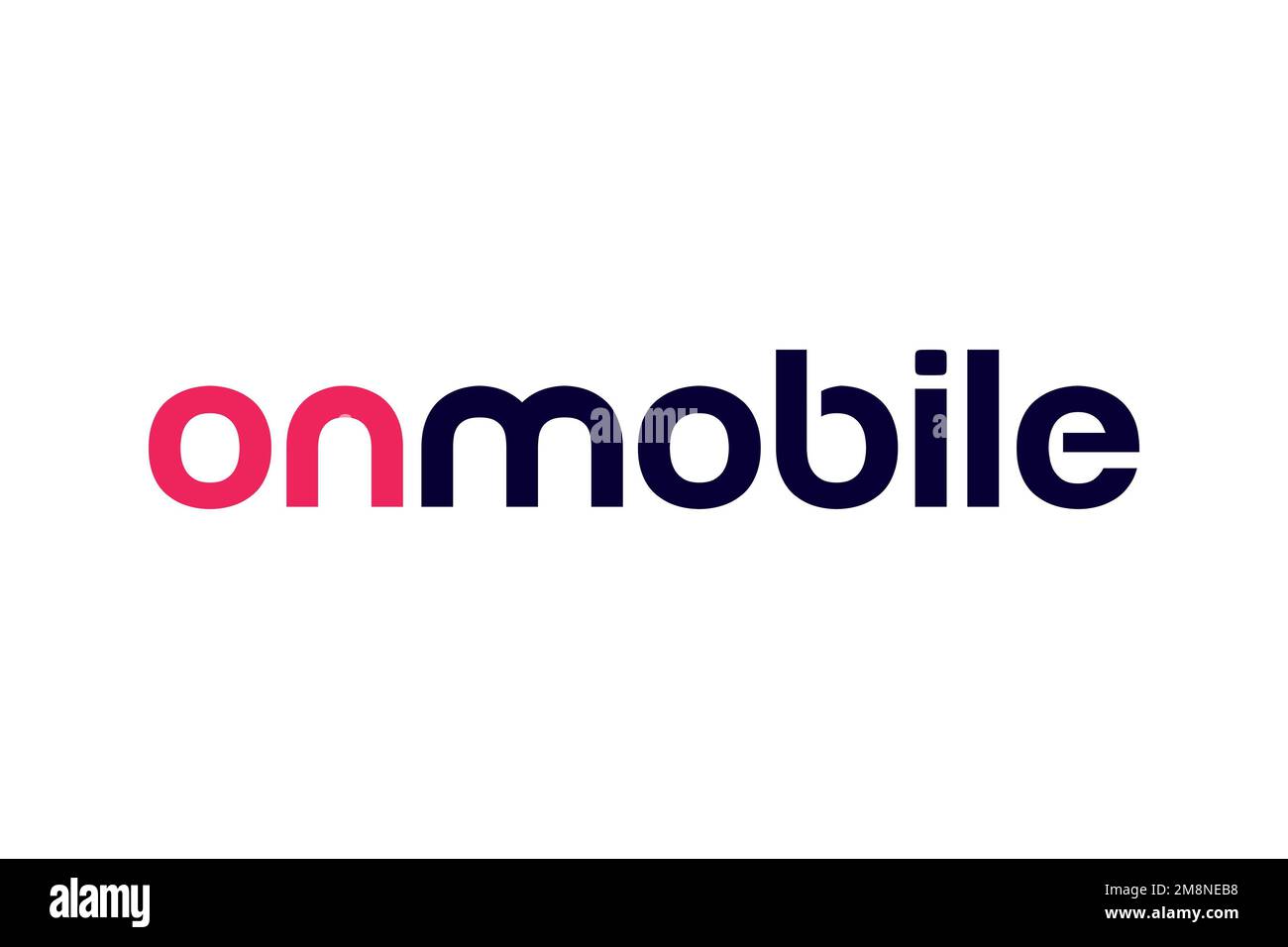 OnMobile, Logo, White background Stock Photo - Alamy