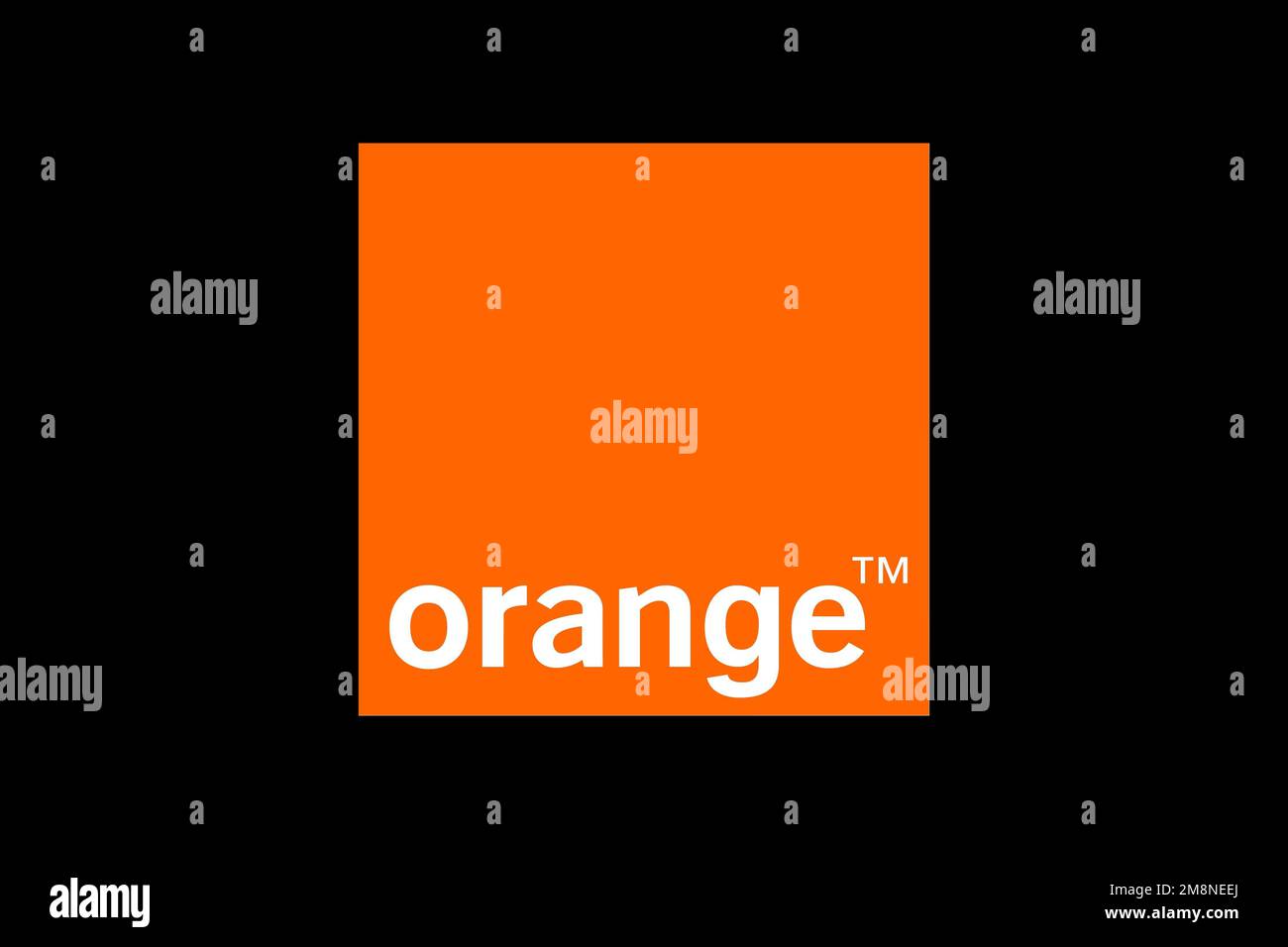 Orange UK, Logo, Black Background Stock Photo - Alamy