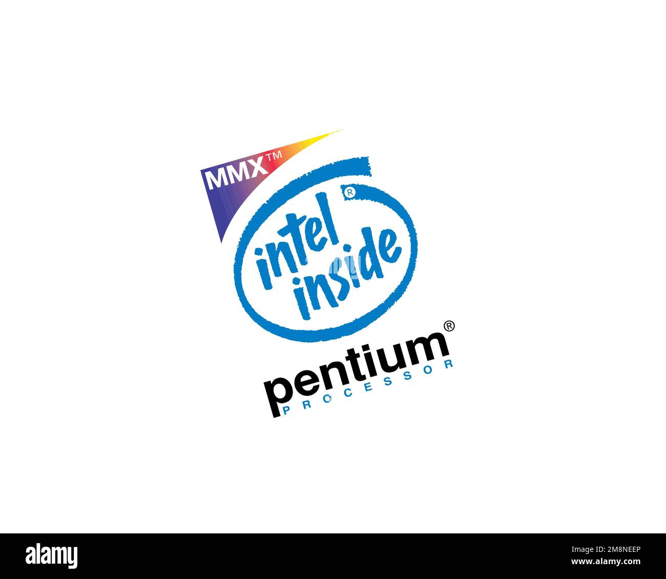 P5 microarchitecture, rotated logo, white background Stock Photo - Alamy