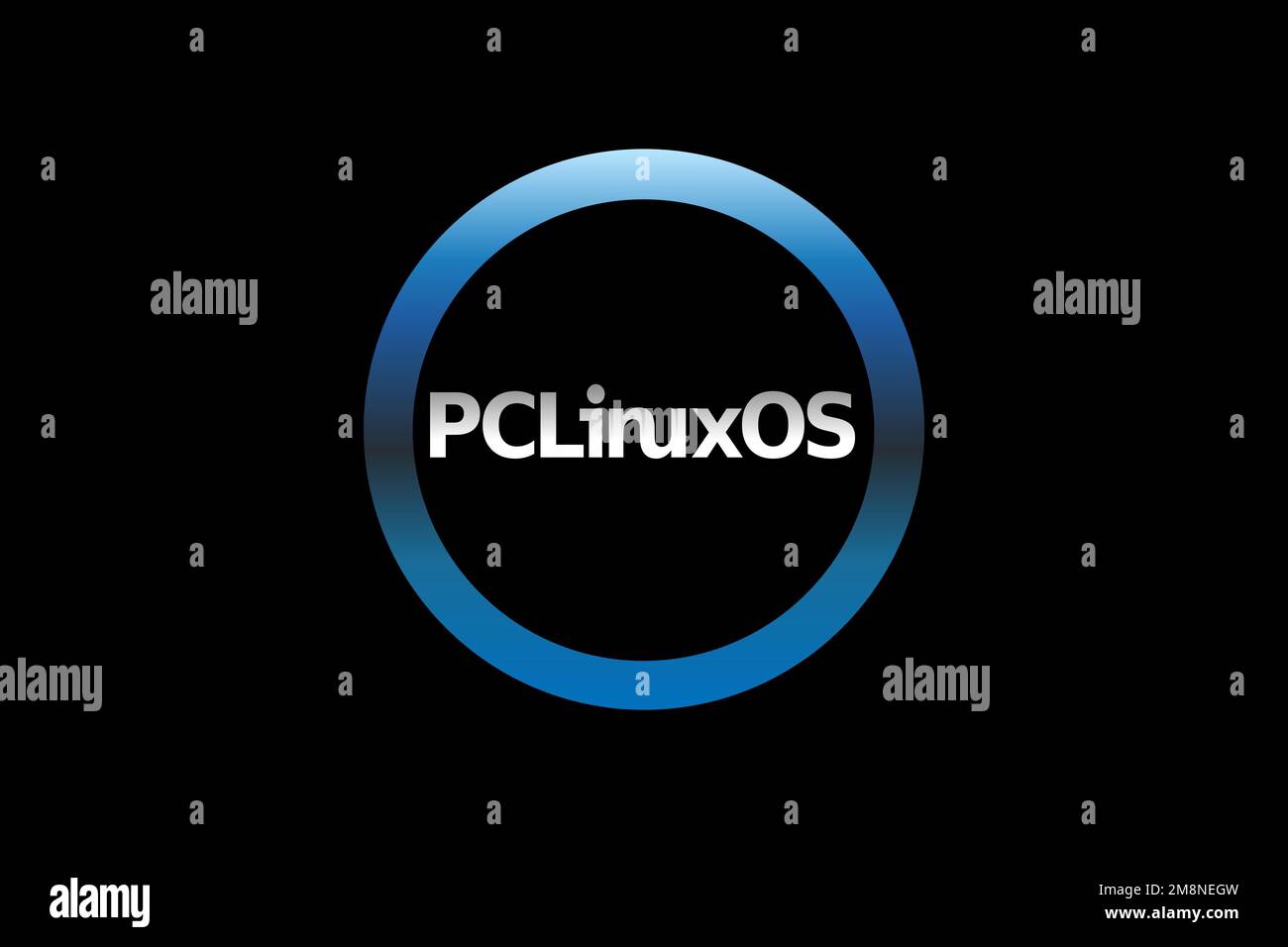 PCLinuxOS, Logo, Black background Stock Photo - Alamy