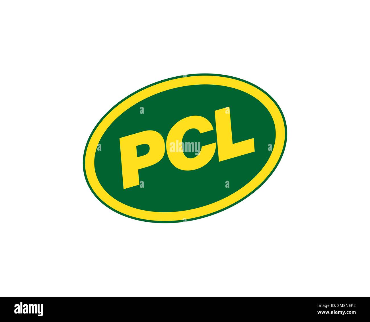 PCL Construction, rotated logo, white background Stock Photo - Alamy