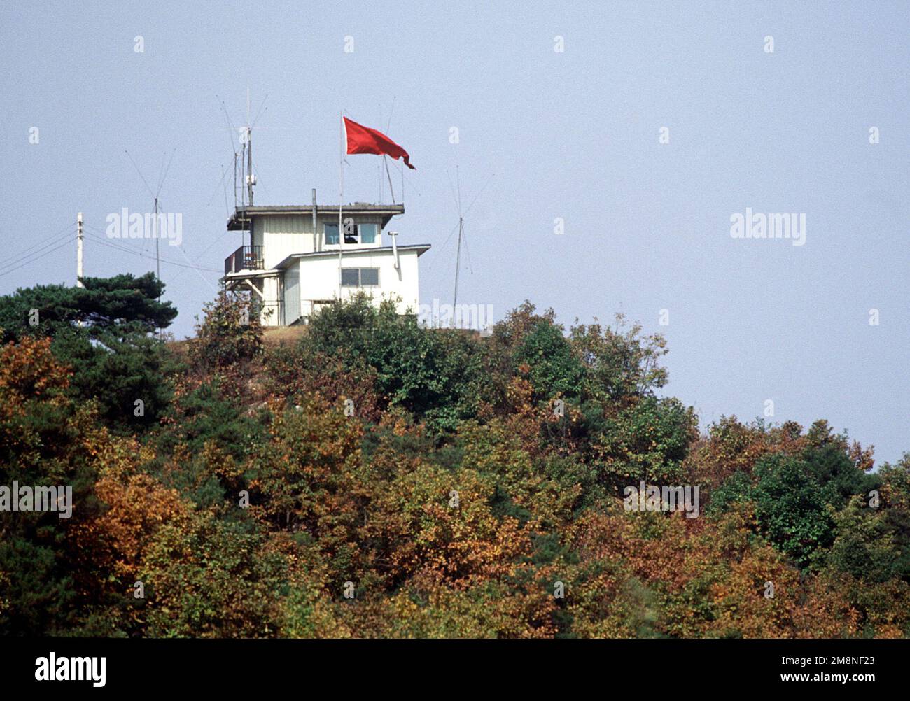 The observation tower where range technicians work command and control ...