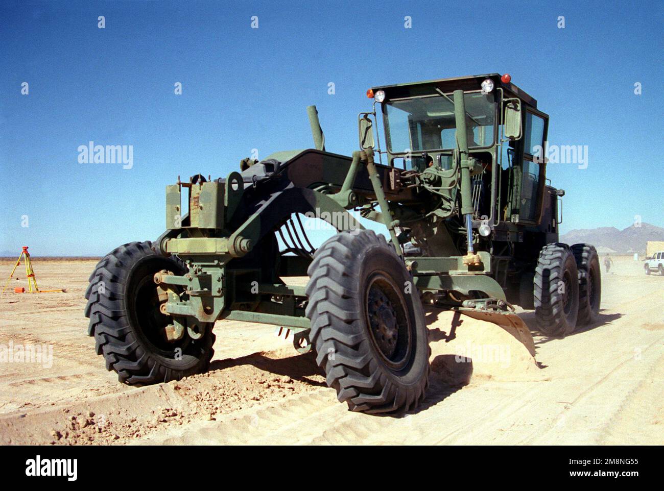 A John Deere Motor Grader from the Heavy Equipment Division, Marine ...