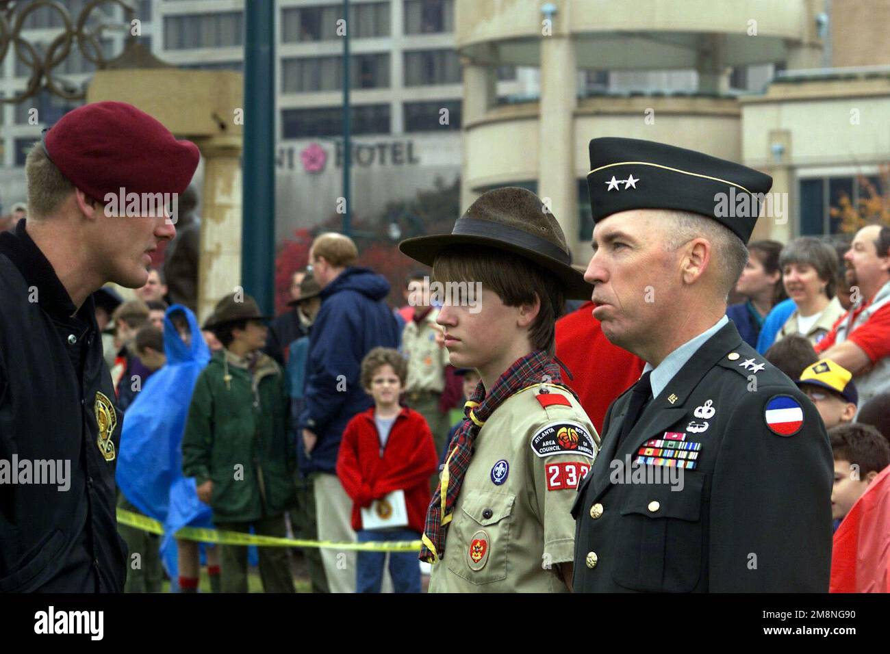 US Army Major General Geoffrey D. Miller (Right), Deputy CHIEF of STAFF ...
