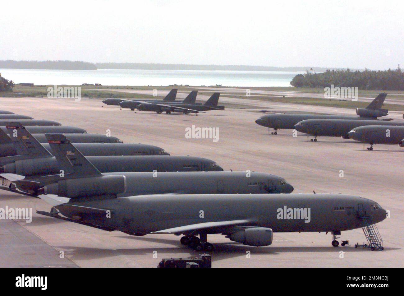 KC-10 Extender aircraft, assigned to McGuire Air Force Base, New Jersey ...