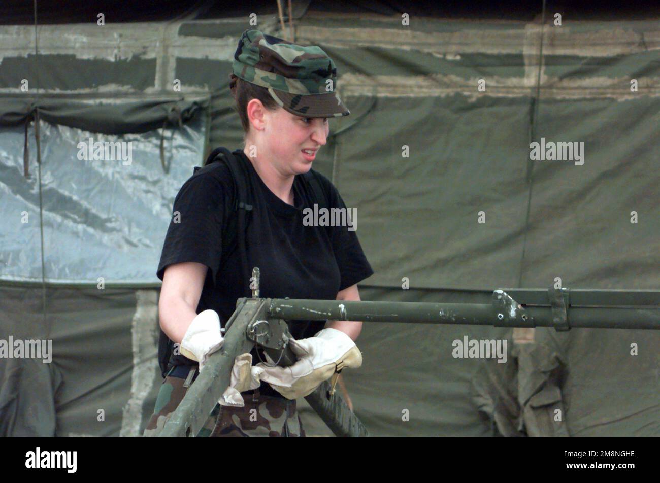 US Air Force SENIOR AIRMAN Roxanne Price from the 36th Civil Engineer ...