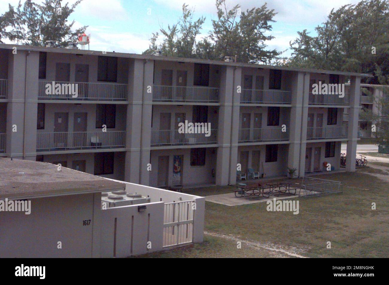 Shot of dorm style billeting which is the basic design for housing ...