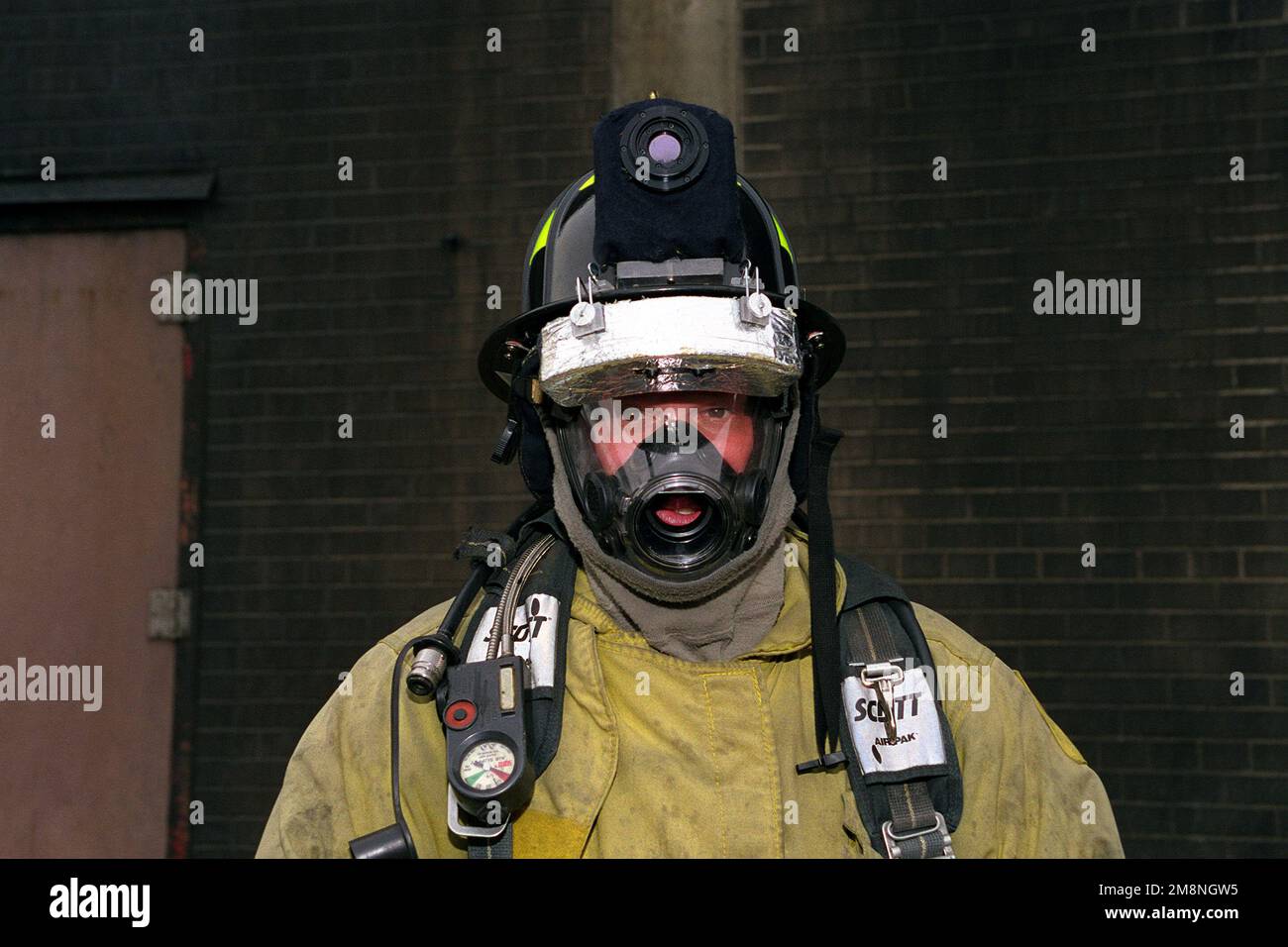 Lieutenant Thomas LaVielle of the Dayton, Ohio fire department is ...