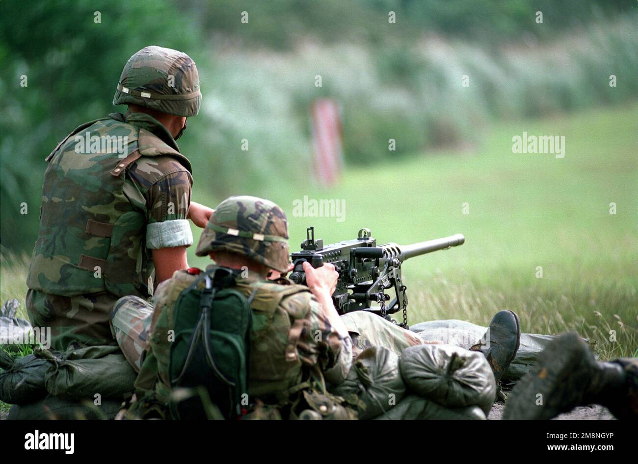 Corporal (CPL) Adam Pogorzelski, US Marine, (USMC), (M-2, 50-Caliber ...
