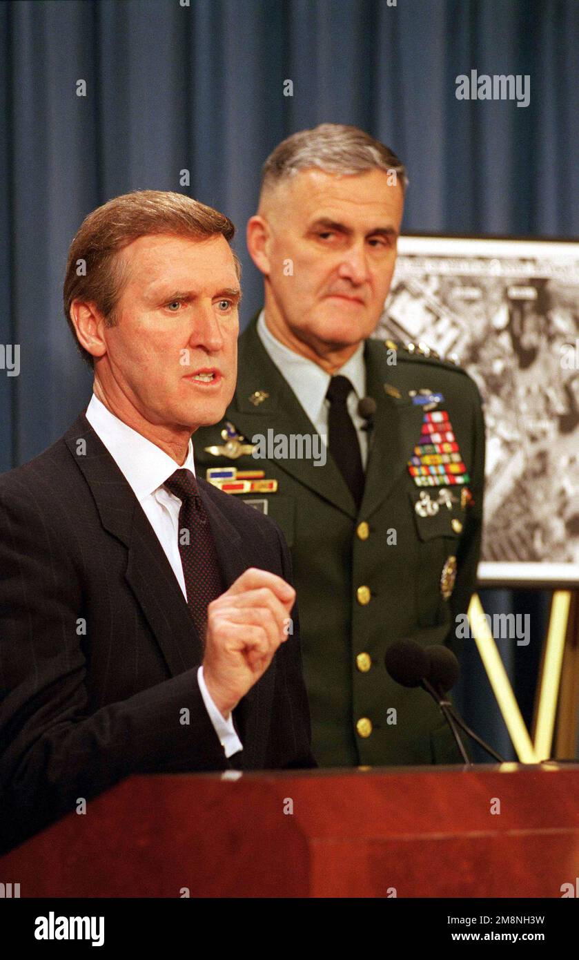 Secretary of Defense William S. Cohen, with Chairman of the Joint ...