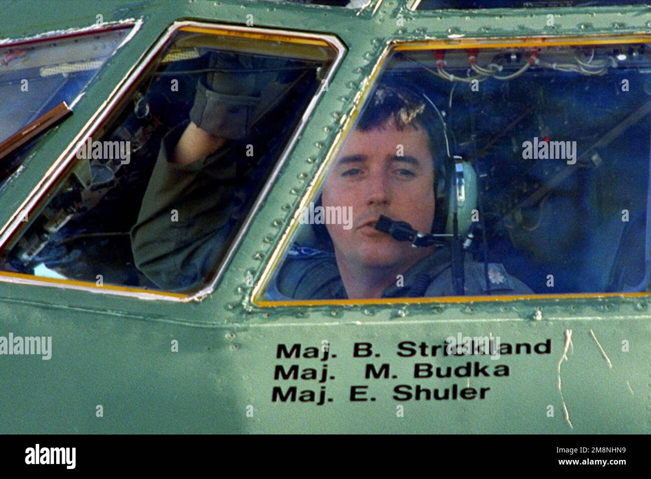 Major E.G. "Buck" Shuler, pilot for the 169th Operations Support Flight ...