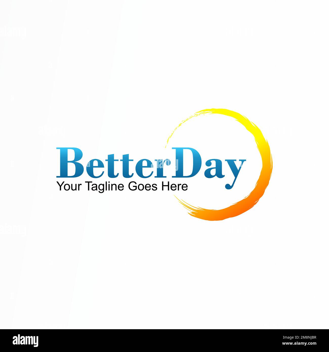 letter writing BETTER DAY serif font with circle fire image graphic ...