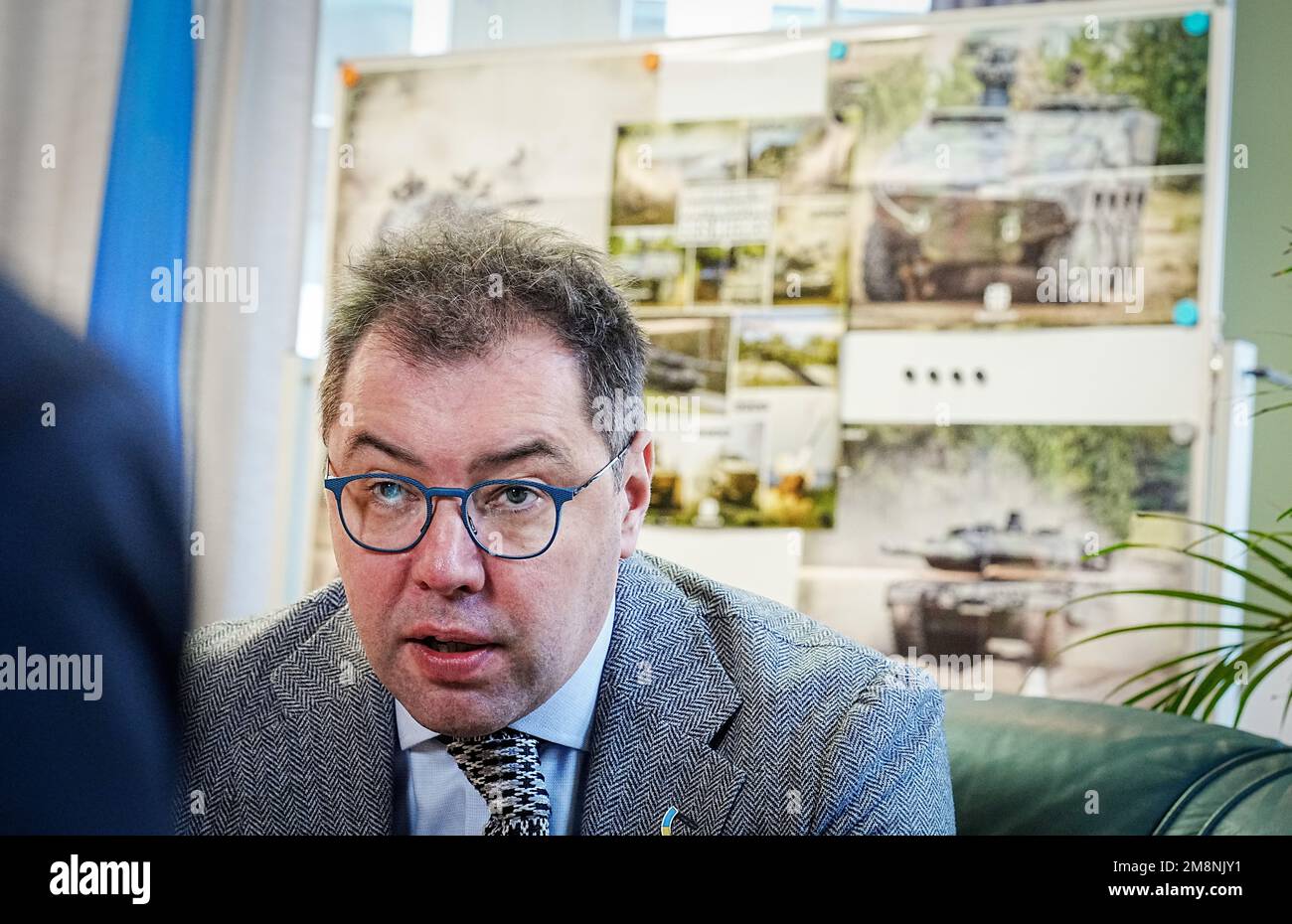 Berlin, Germany. 13th Jan, 2023. Oleksii Makeiev, Ukraine's ambassador ...