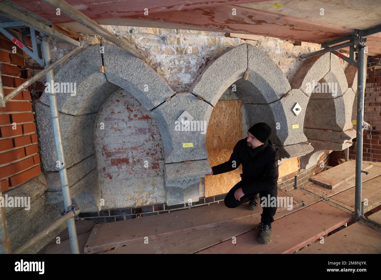 Rostock, Germany. 03rd Jan, 2023. Nils Sommer, project manager in ...
