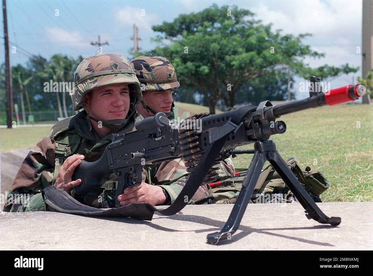 Specialists (SPC) Jeff Miller and SPC Micheal Swanson both US Army (USA ...