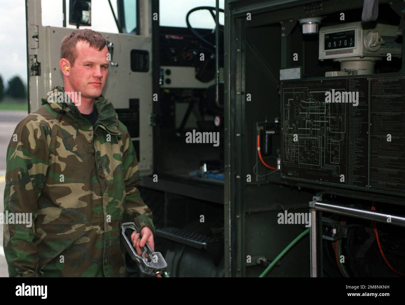 A1C Robert Griffith of the 100th Supply Squadron at RAF Mildenhall ...