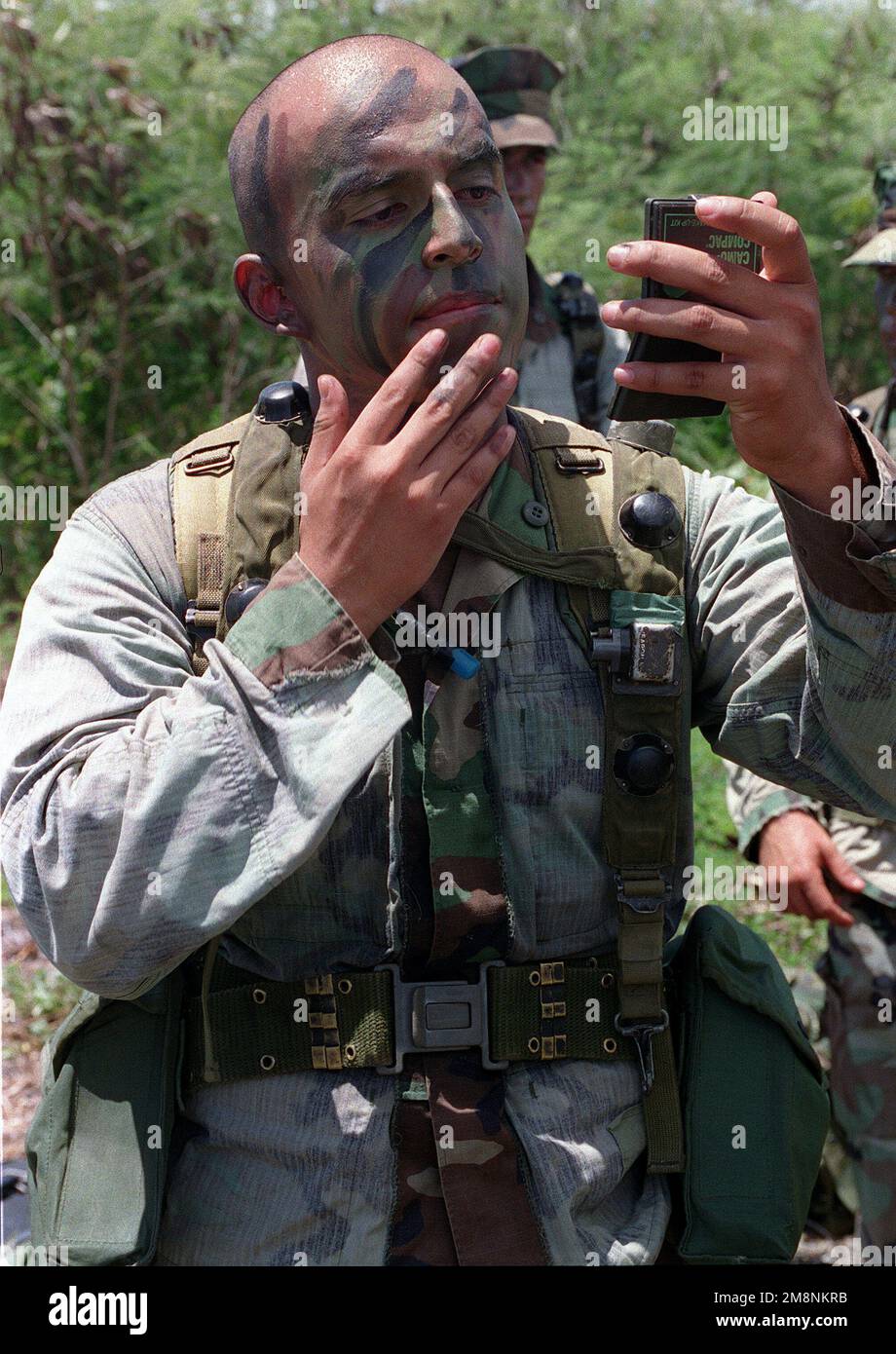 US Marine Corps Lance Corporal (LCPL) Aldo Jocobo, India Company, 3rd ...