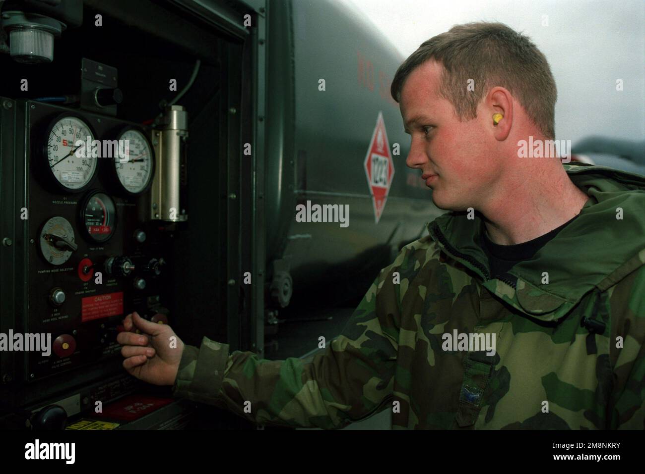 A1C Robert Griffith of the 100th Supply Squadron at RAF Mildenhall ...