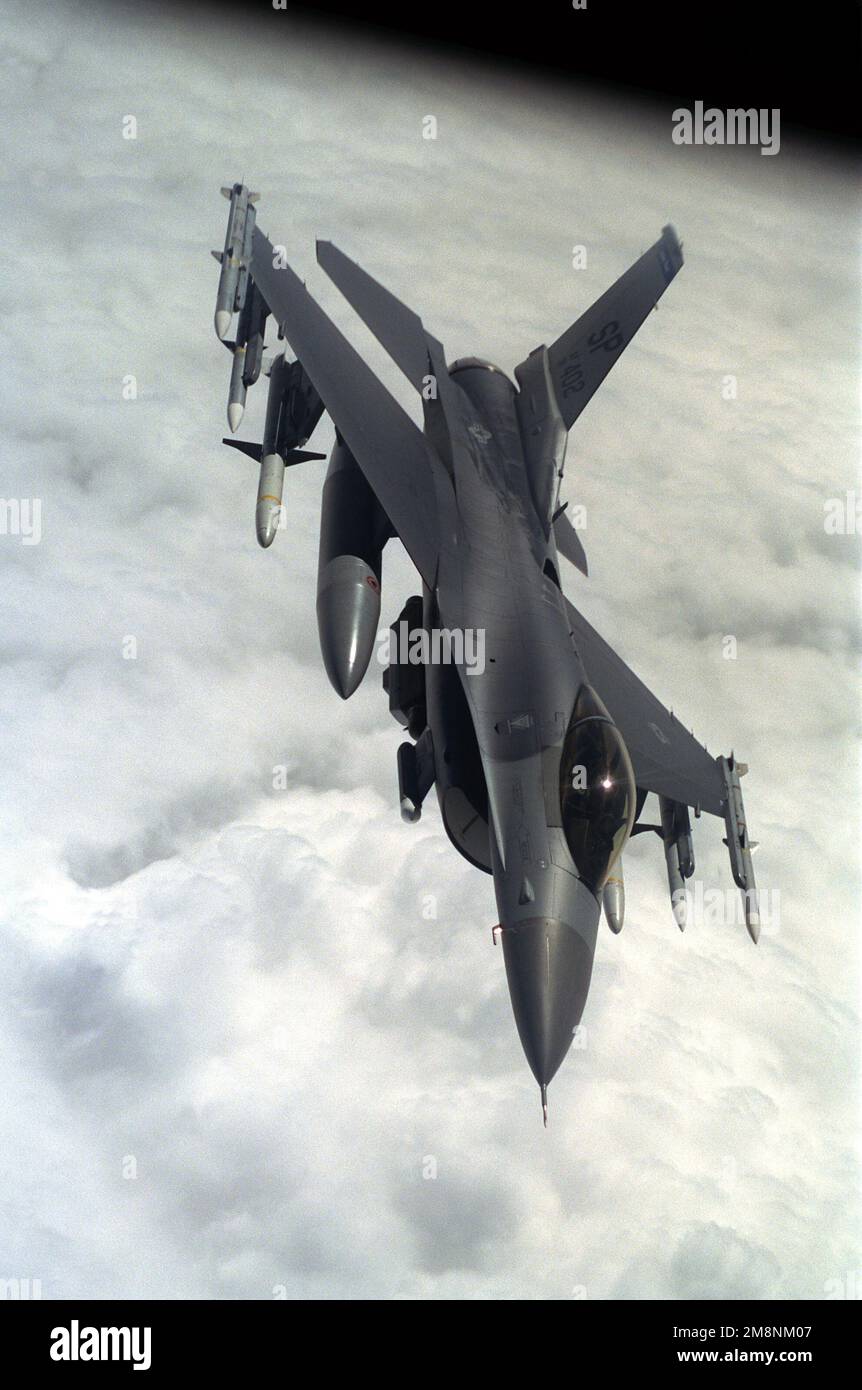 An F-16C Falcon from the 52nd Fighter Wing based at Spandahlem AB ...