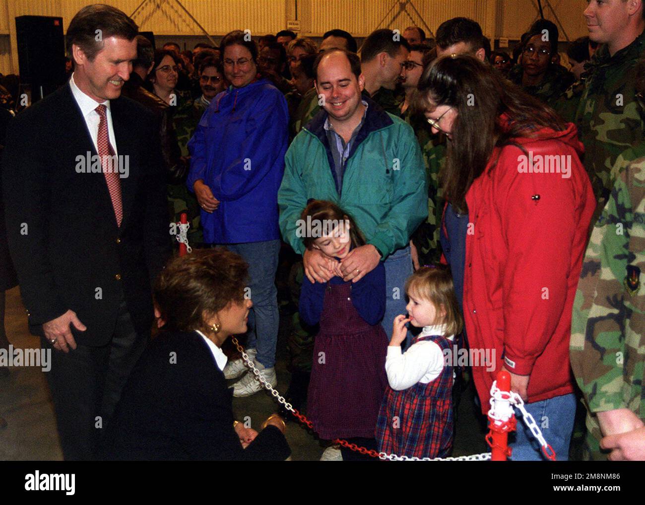 United States Secretary of Defense William Cohen and his wife Janet ...