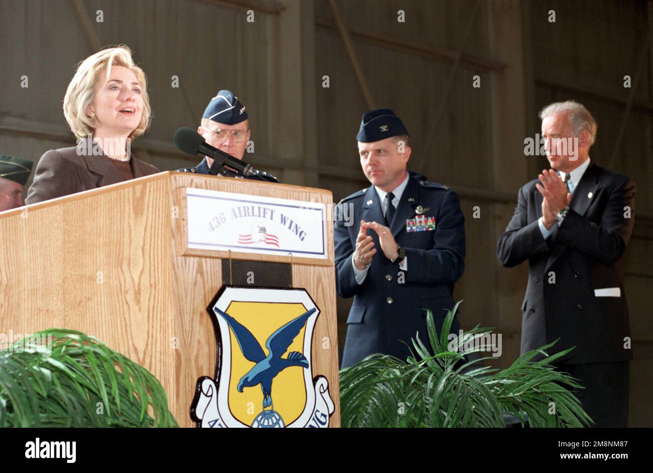 Right side front view, medium shot from the shoulders up at US First ...