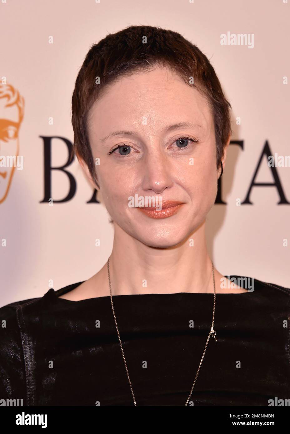 Los Angeles, USA. 14th Jan, 2023. Andrea Riseborough walking the red ...