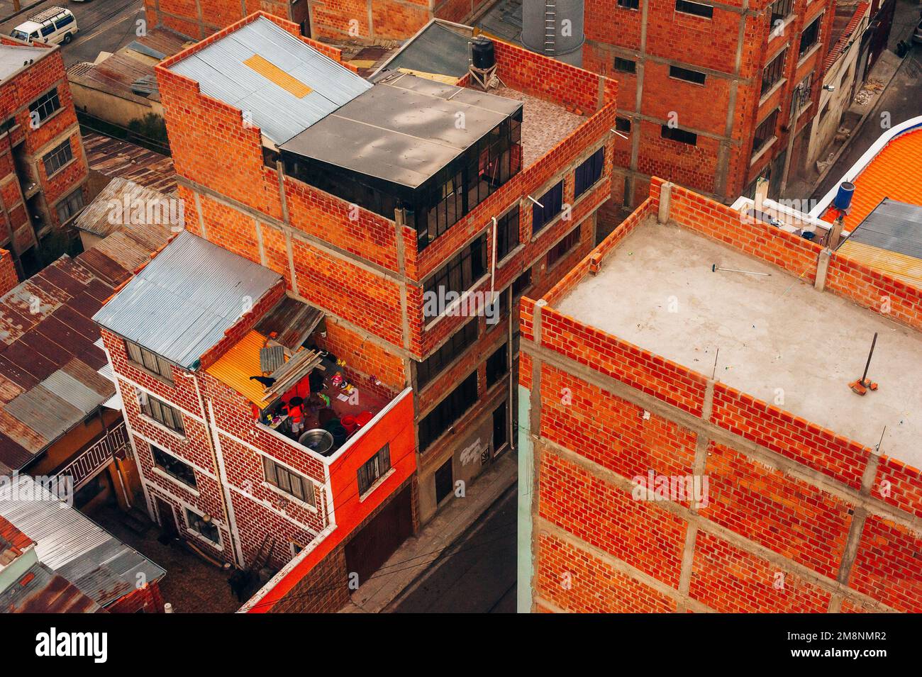 la paz, bolivia. november, 2022: panoramic view of la paz city, bolivia ...