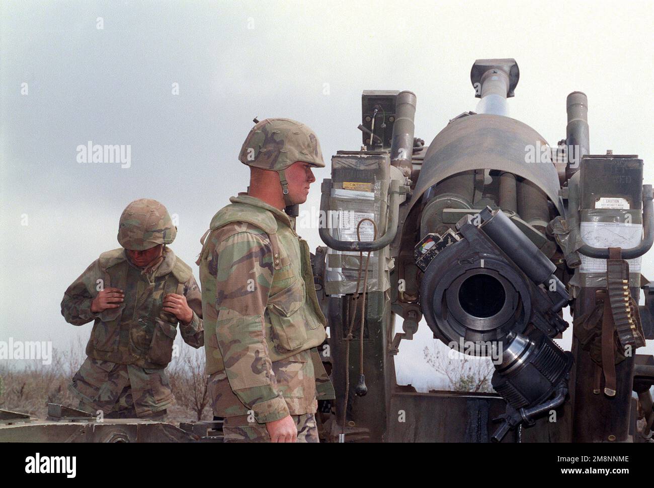 Marines from Bravo Battery, 1ST Battalion, 12th Marines, 3rd Marine ...