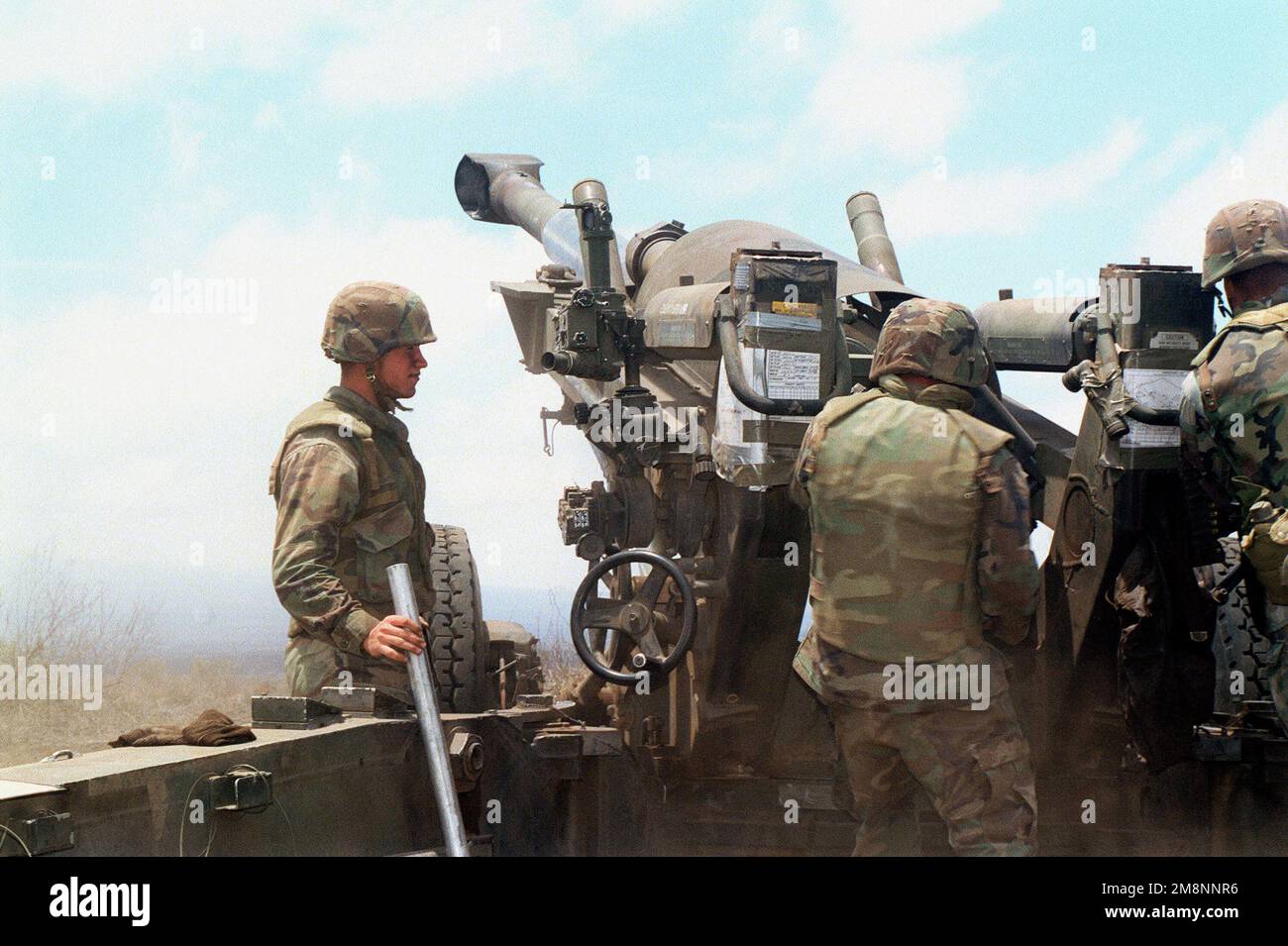 Marines from Bravo Battery, 1ST Battalion, 12th Marines, 3rd Marine ...