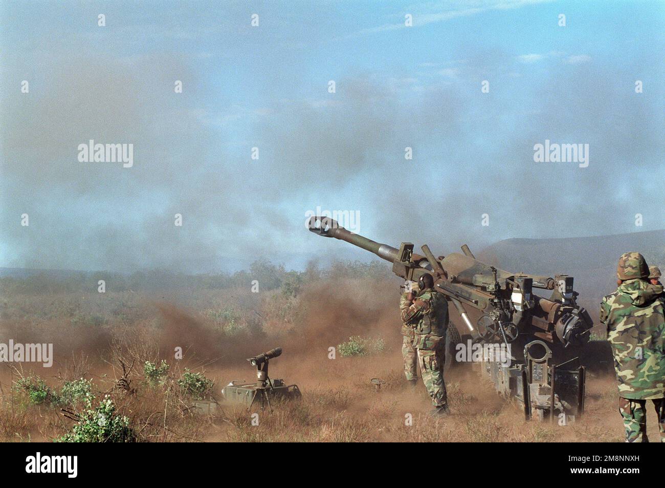 Marines from Bravo Battery, 1ST Battalion, 12th Marines, 3rd Marine ...
