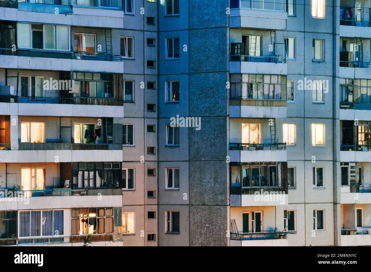 Russian high-rise building in summertime - may 2022. High quality photo ...