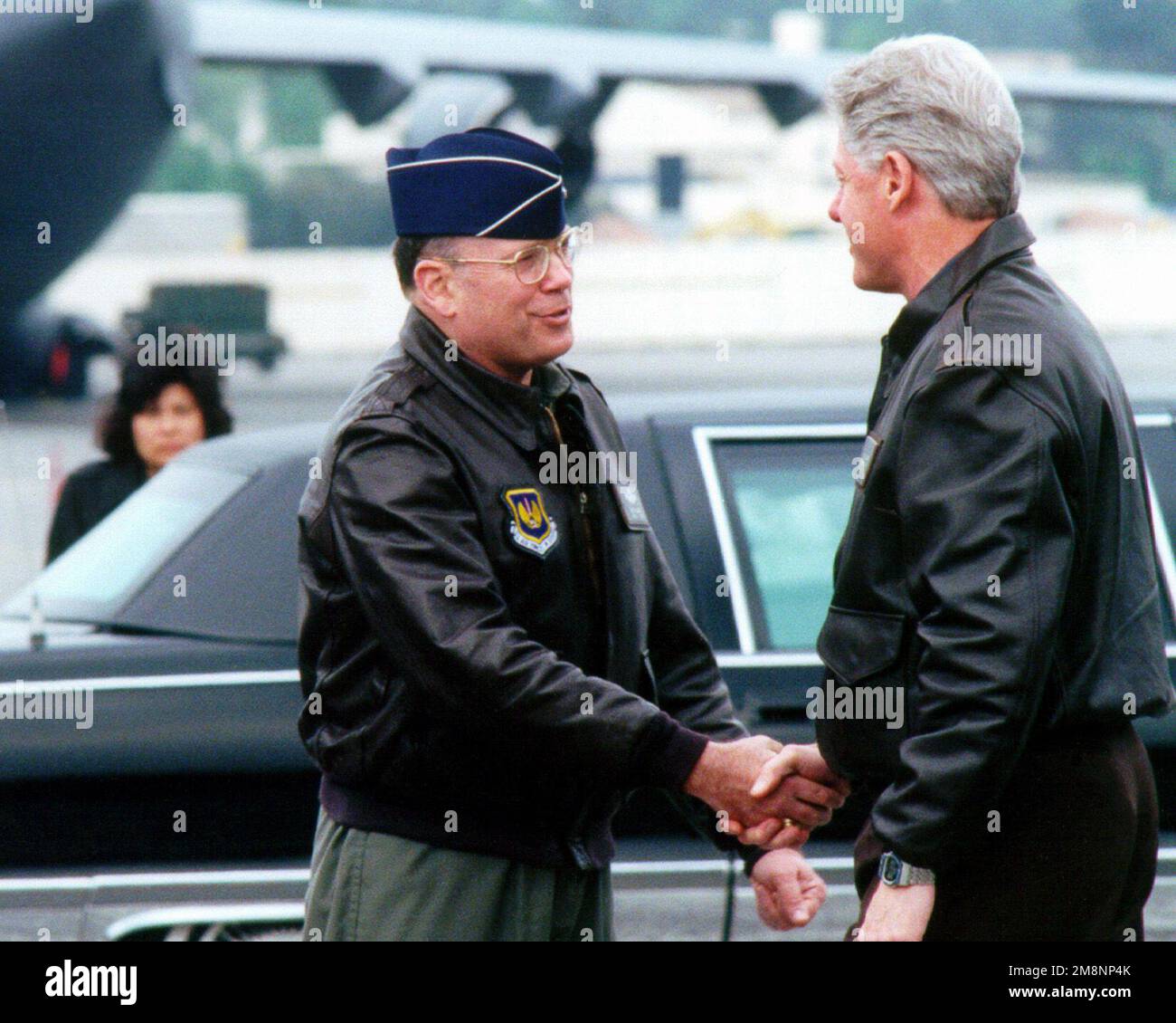 GEN John P. Jumper, commander of U.S. Air Forces in Europe, greets US ...