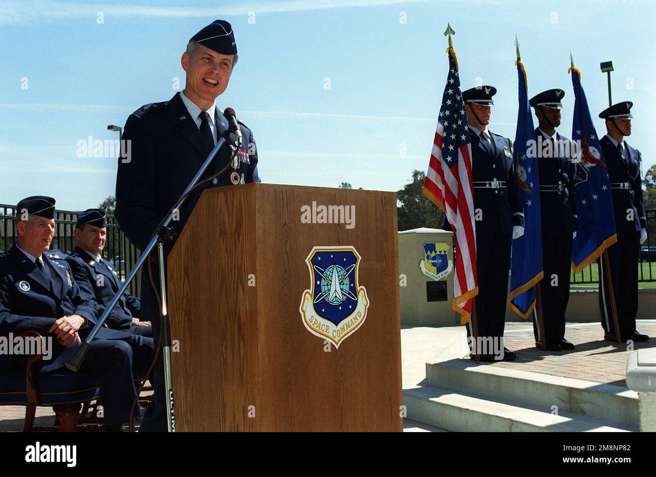 With US Air Force General Richard B. Meyers (Left), Air Force Space ...
