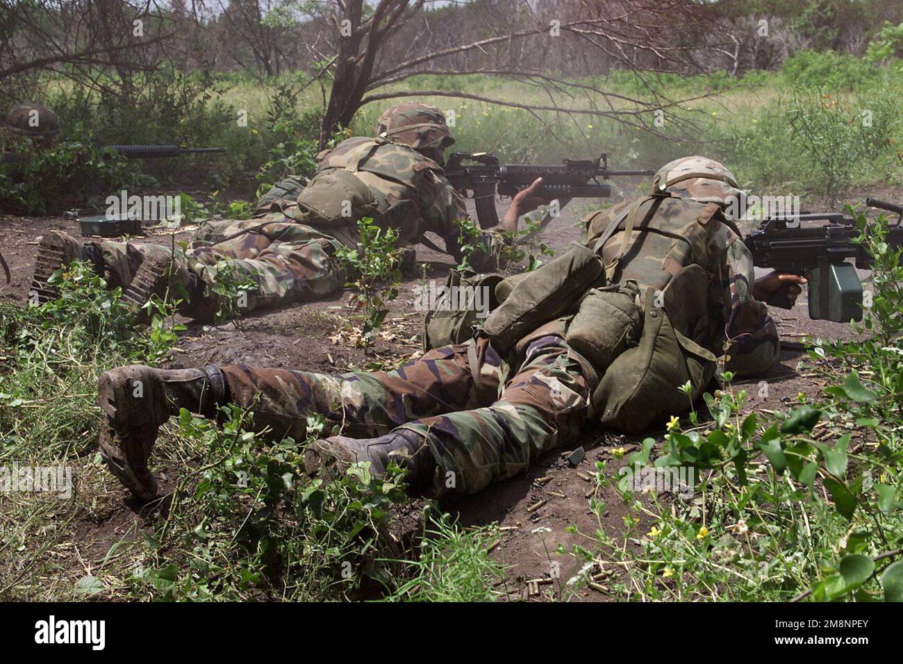 Right side, rear view of US Army Soldiers from Alpha Company, 1ST of ...