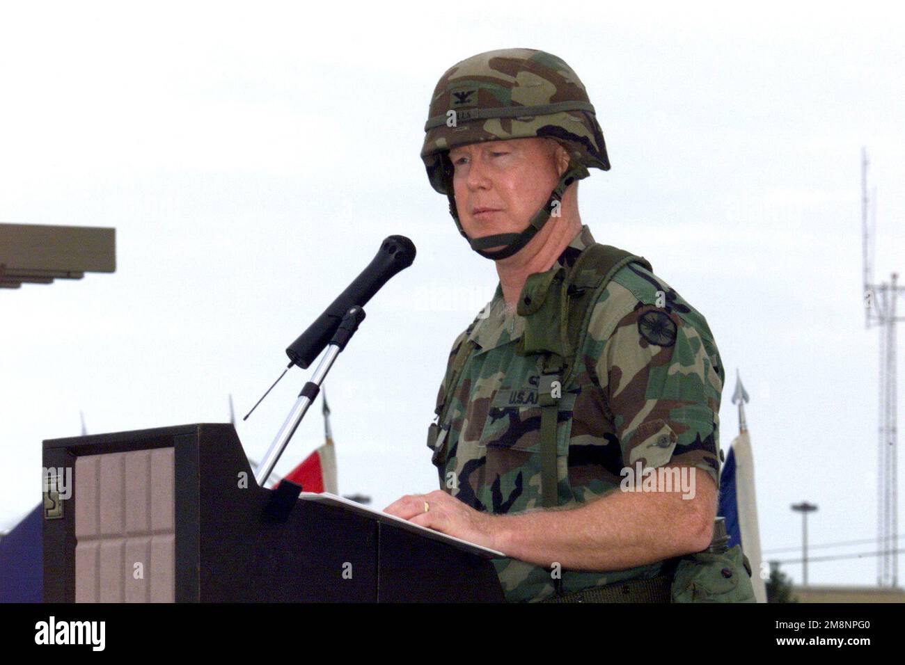 US Army Colonel Grady S. Mills, Incoming 13th Corps Support Command ...