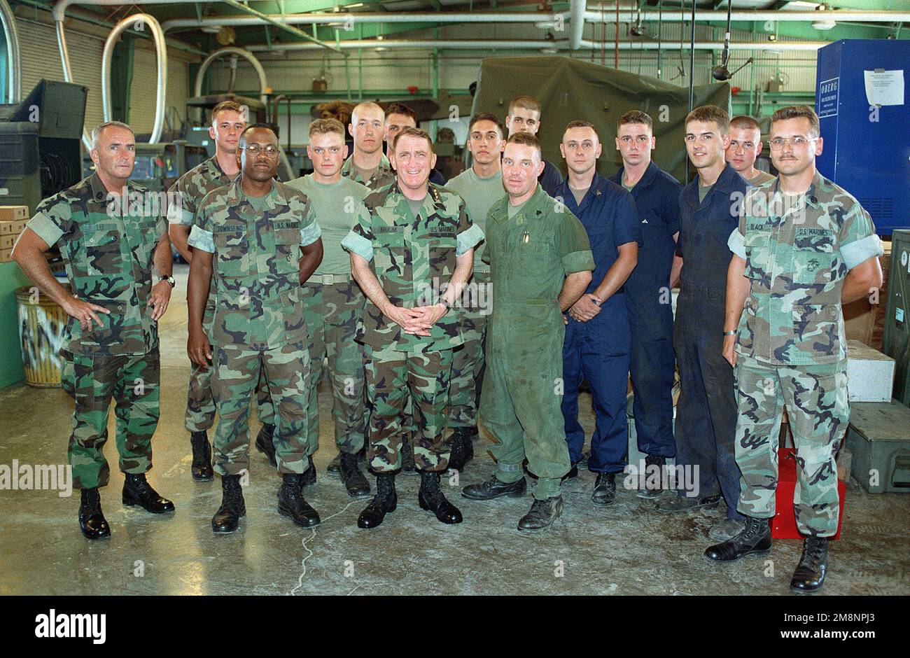General Charles C. Krulak, 31st Commandant of the Marine Corps (middle ...