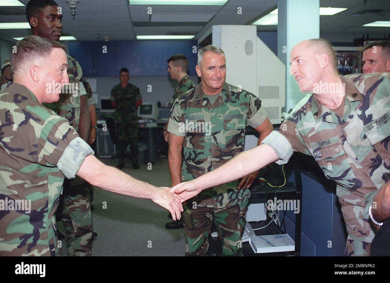 General Charles C. Krulak, 31st Commandant of the Marine Corps (left ...