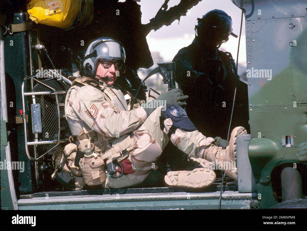 Technical Sergeant Robert Sheets, a pararescueman deployed to Al Jaber ...