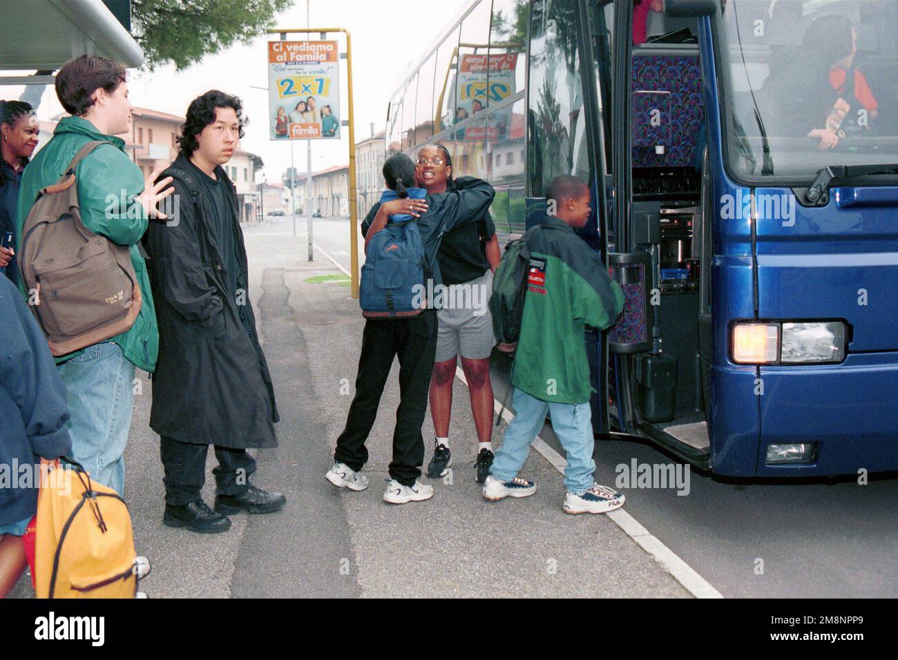 STAFF Sergeant (SSGT) Lisa Livas gets a hug from her daughter, Nakia ...