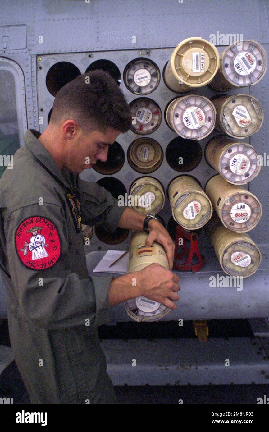 US Navy Aviation Antisubmarine Warfare Operator 3rd Class Rich Allen ...