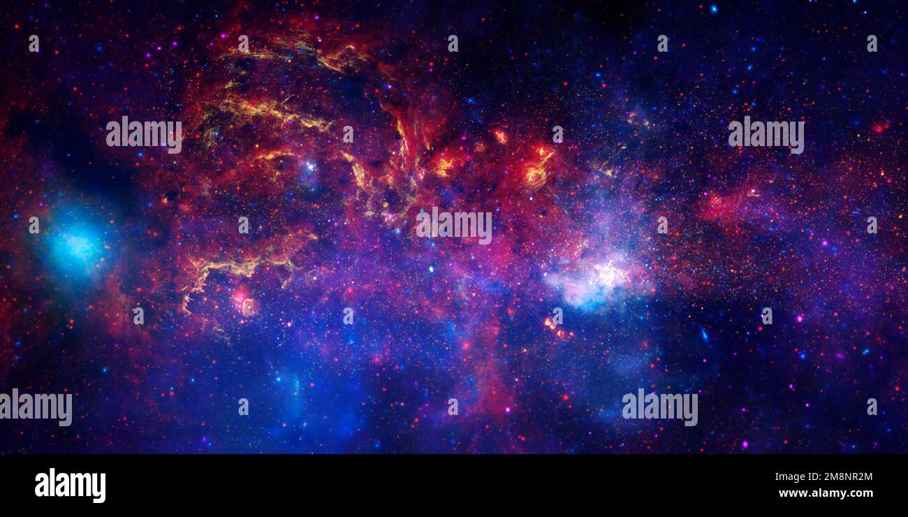Nasas observatories examine the galactic center region Stock Photo - Alamy