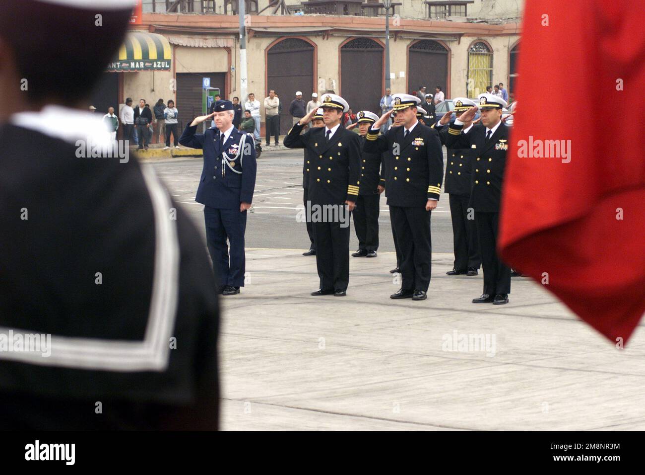 US Air Force Colonel McCarthy, Attach to the US Ambassador to Peru (far ...
