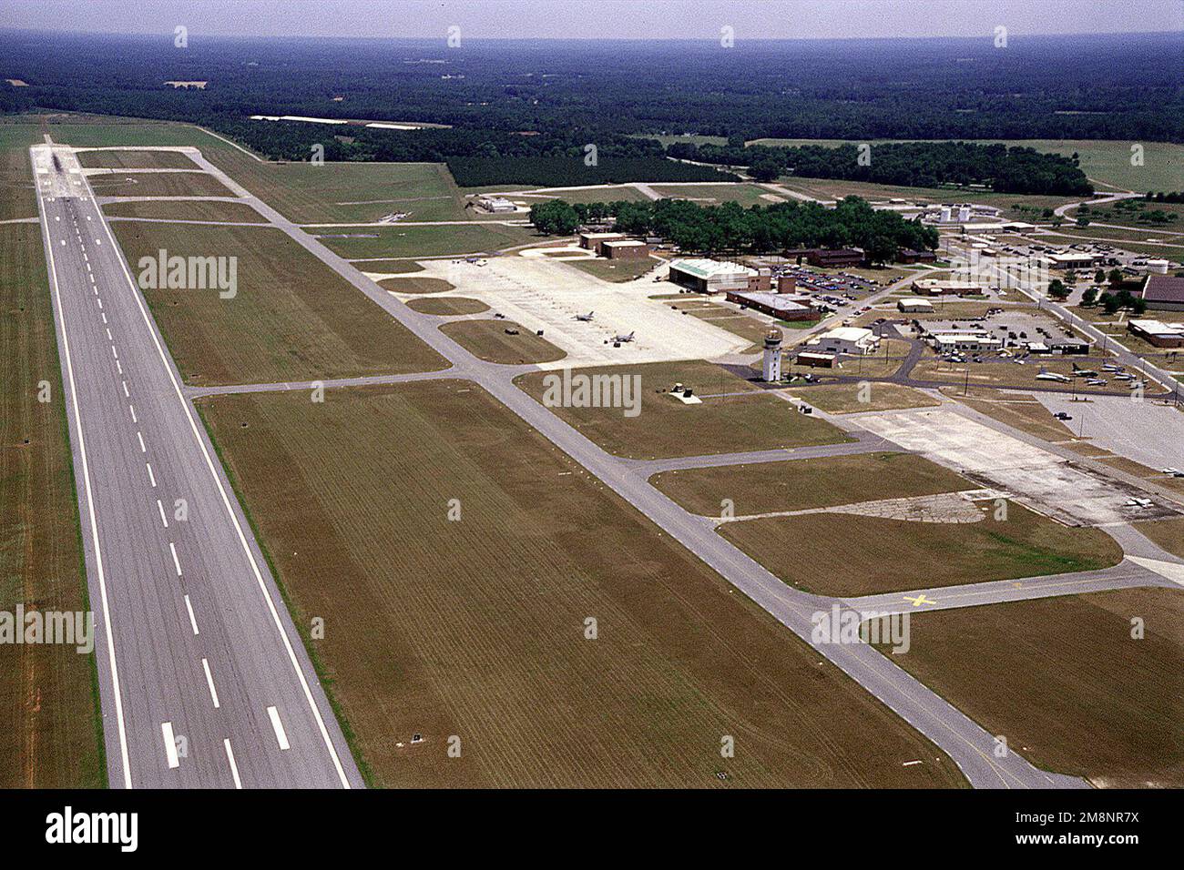 Aerial photo of McEntire Air National Guard Base, South Carolina. PHOTO ...