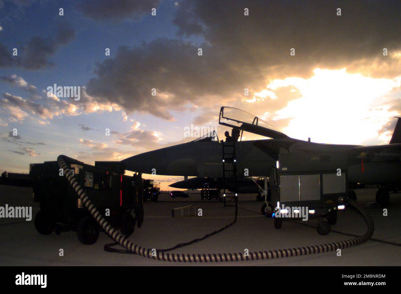 A left side profile, medium shot. U.S. Air Force Technical Sergeant ...