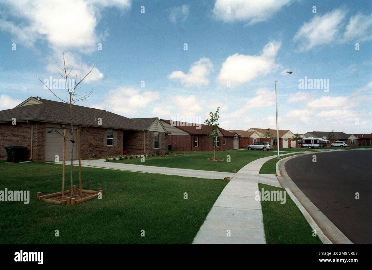 A view of some of the 180 new base housing units at Altus Air Force ...