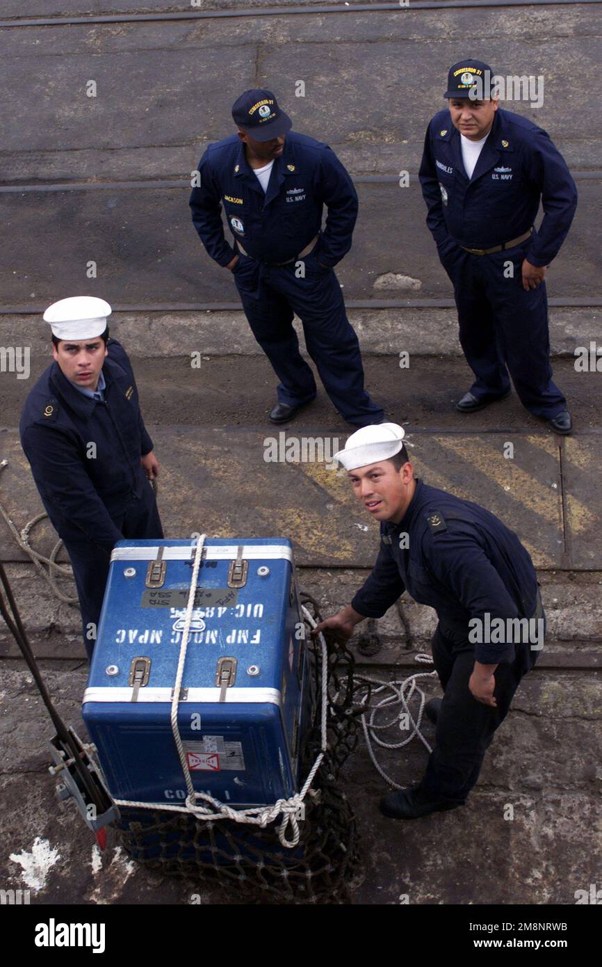 US Navy CHIEF Operations SPECIALIST Raymond Jackson, and US Navy CHIEF ...