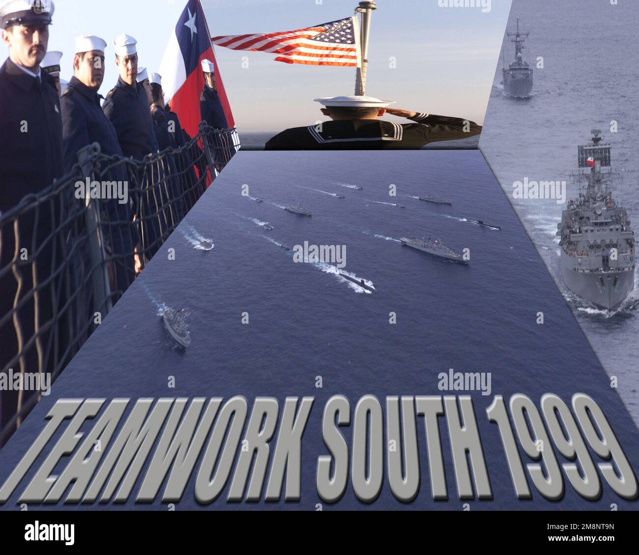 PHOTO collage of various images from Exercise TEAMWORK SOUTH '99 ...